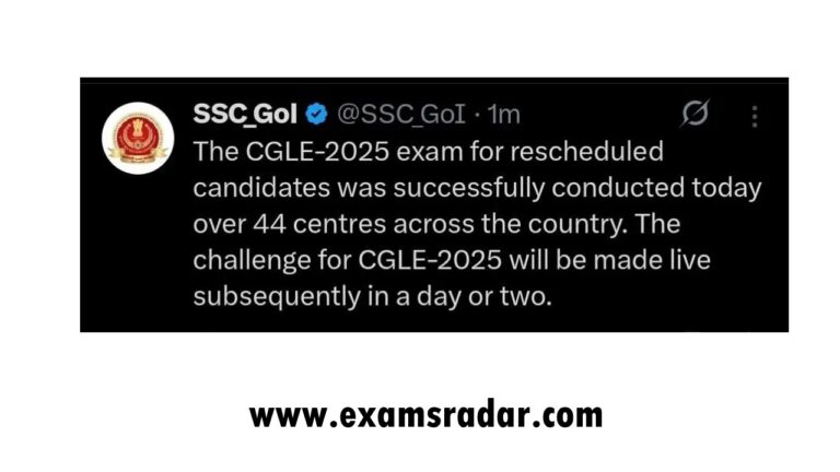 SSC CGL Answer Key 2025 Tier 1 Out: Download PDF, Check Response Sheet ...